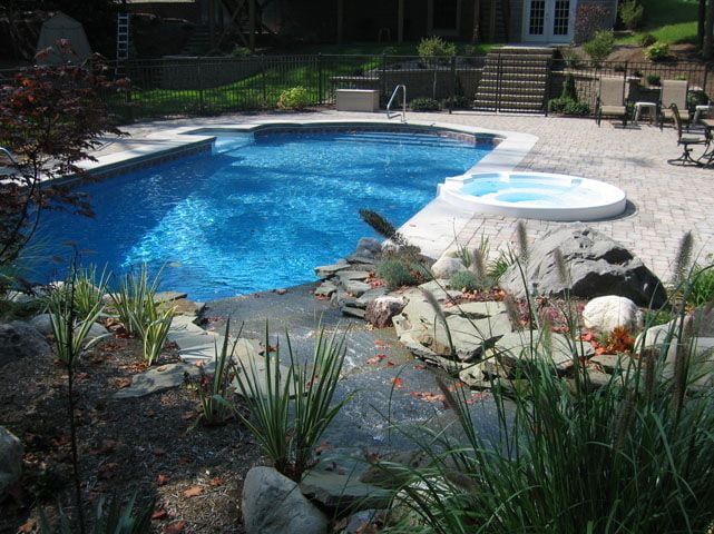 In Ground Pool Spill-Over Spas - North Eastern Pool & Spa