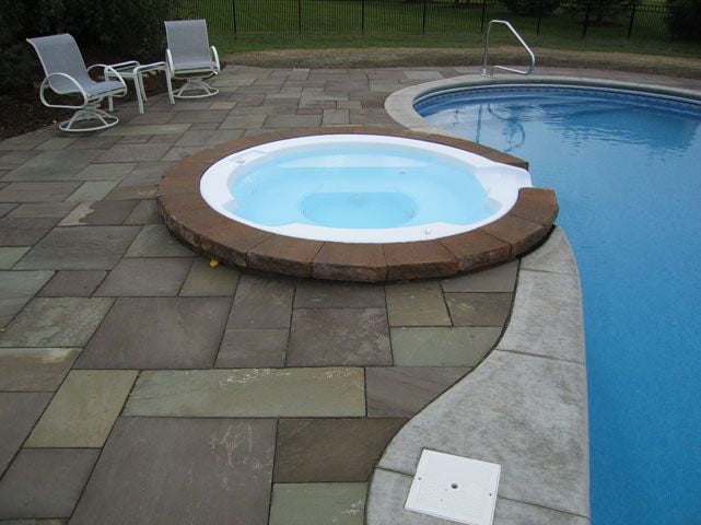 In Ground Pool Spill-Over Spas - North Eastern Pool & Spa